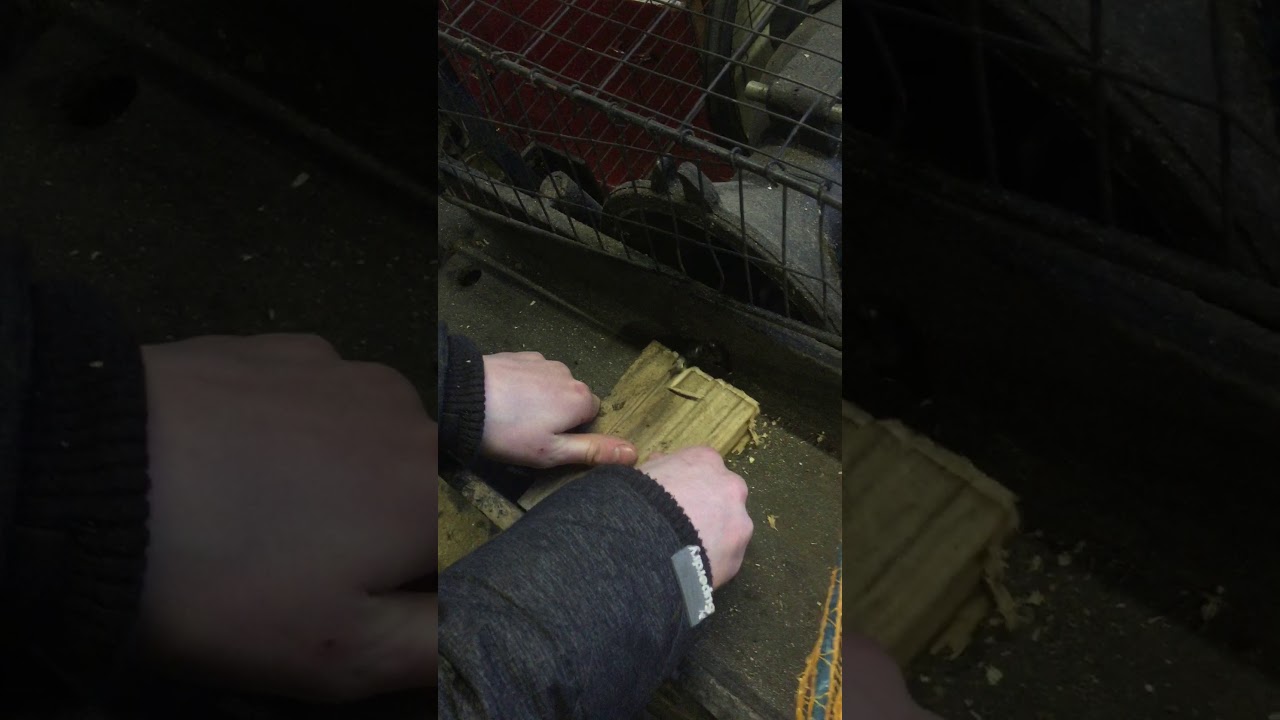 home made electric kindling machine - YouTube