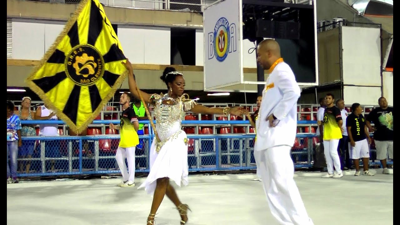 2016 CARNIVAL FLAG BEARER AND SAMBA DANCE COUPLE - YouTube