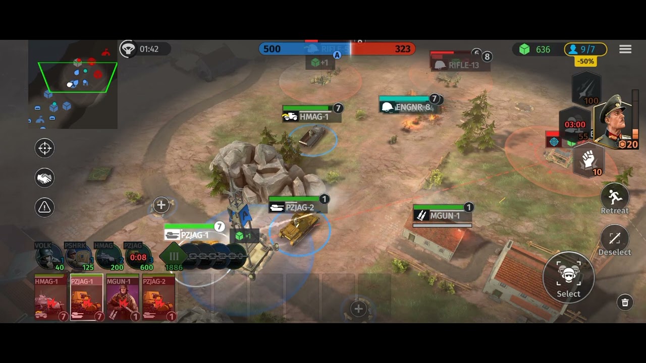 world war armies : wwa rts 2v2 - YouTube