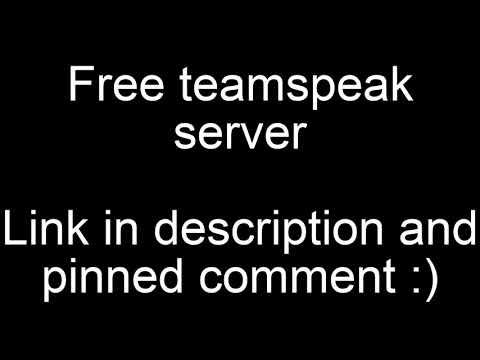 Free TeamSpeak server!! Get it now