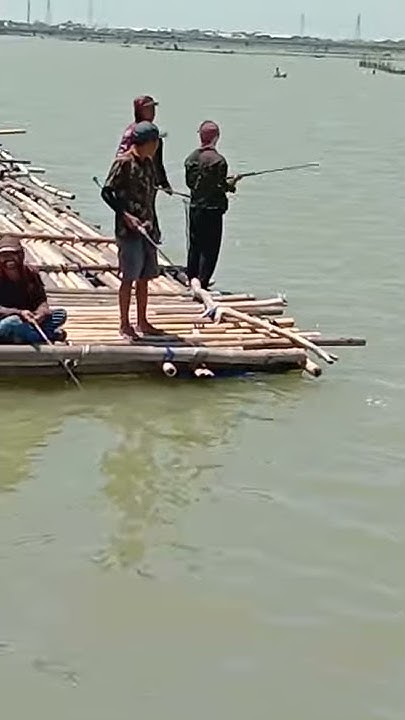 Mancing barramundi di rumpon badong sayung - YouTube