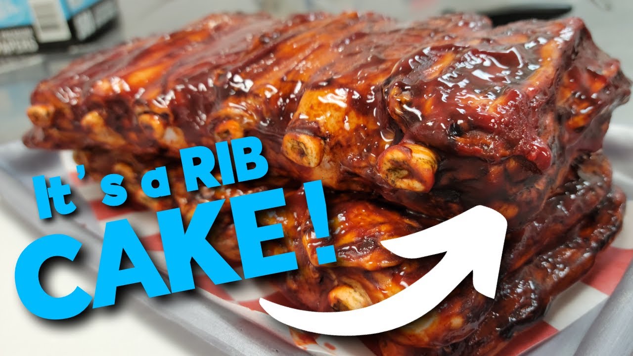 Replicake It! Episode 4 - Making a realistic RIB CAKE - YouTube