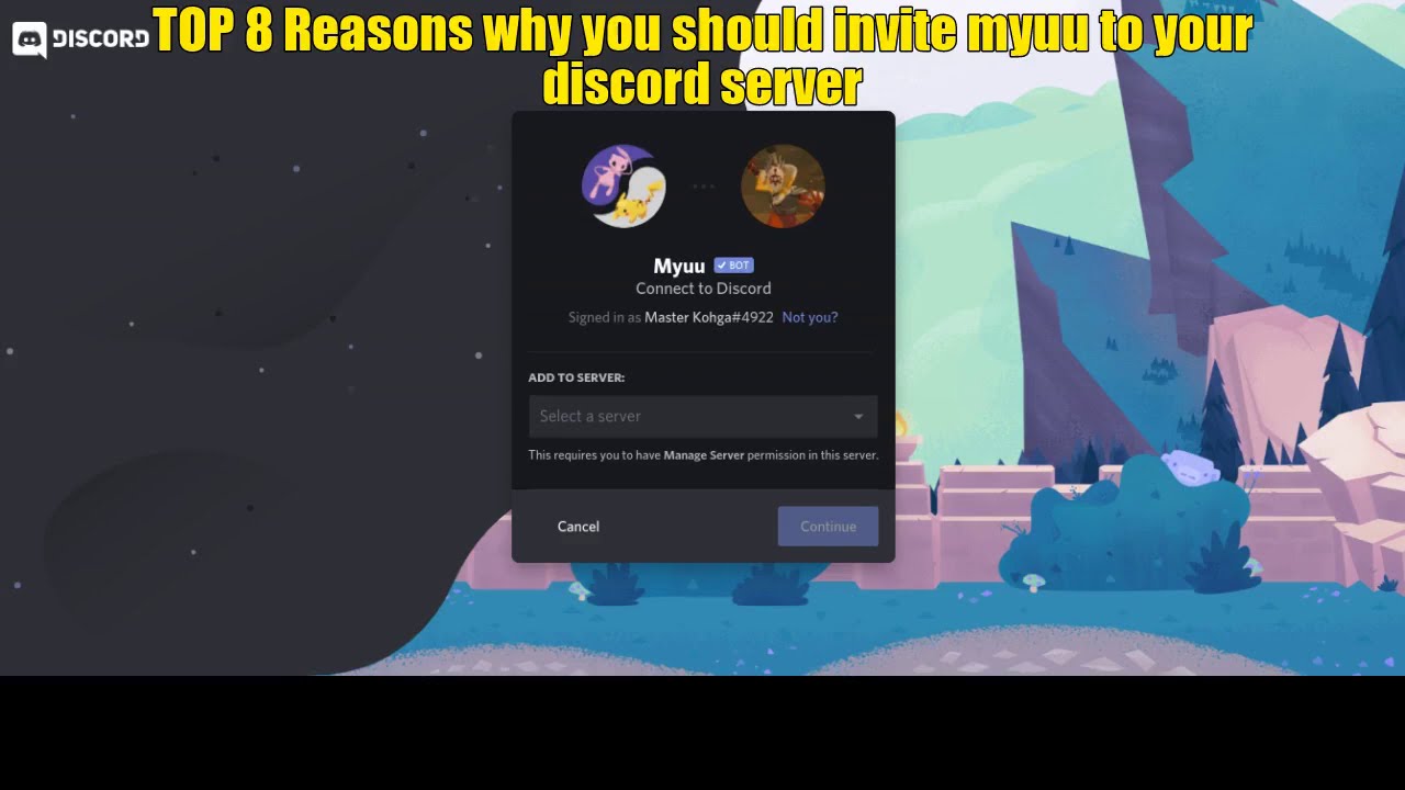 Top 8 reasons why you should invite the discoord bot Myuu to your ...