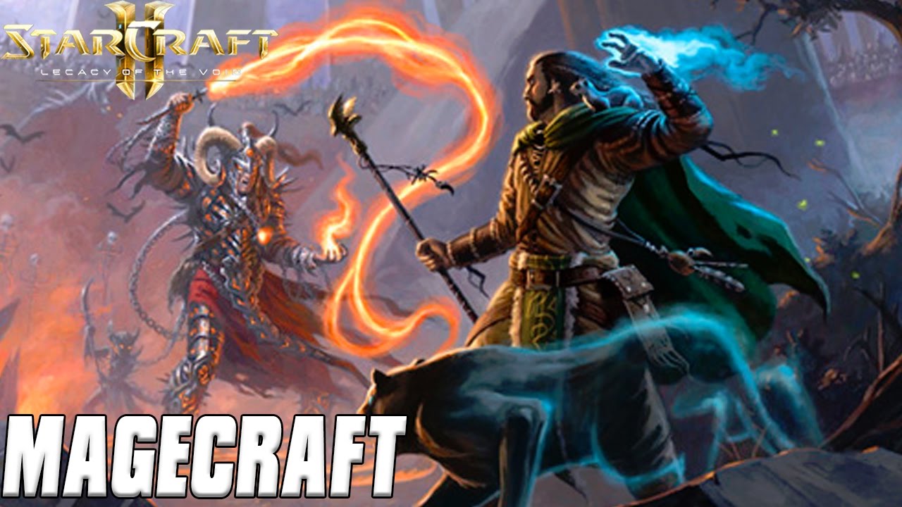 Magecraft - Warlocks Vs Mages - Starcraft 2 Mod - YouTube