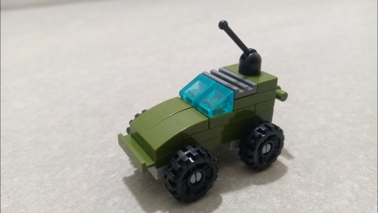 MERAKIT MAINAN LEGO MENJADI MOBIL PATROLI TNI / ASSEMBLING LEGO TOYS ...