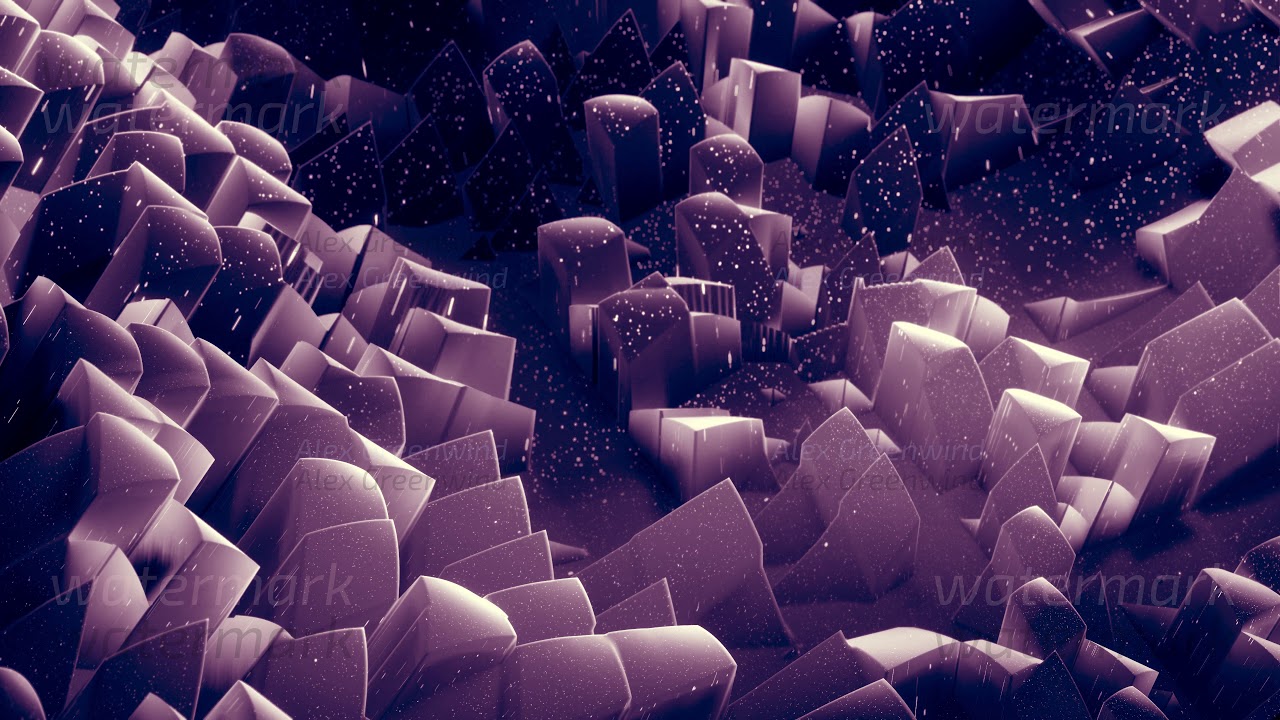 Abstract waves of soft black matte material with light inner glow and ...