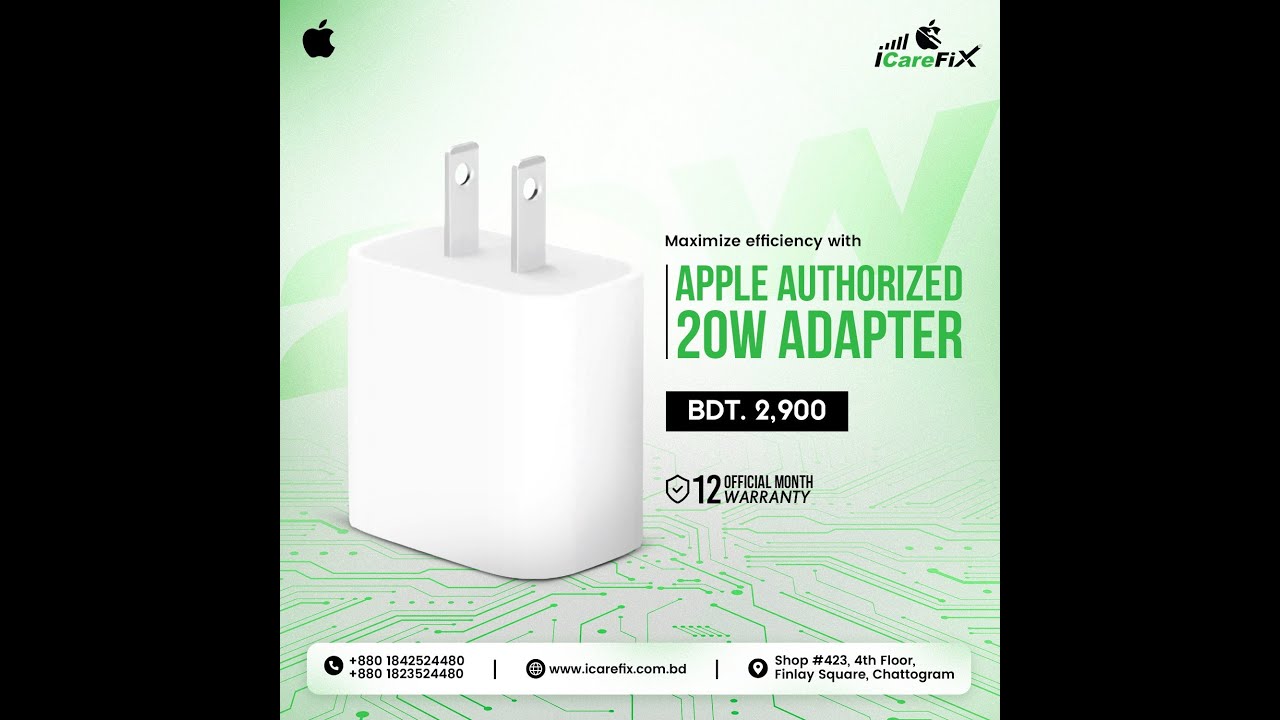 Apple 20W USB-C Power Adapter. - YouTube