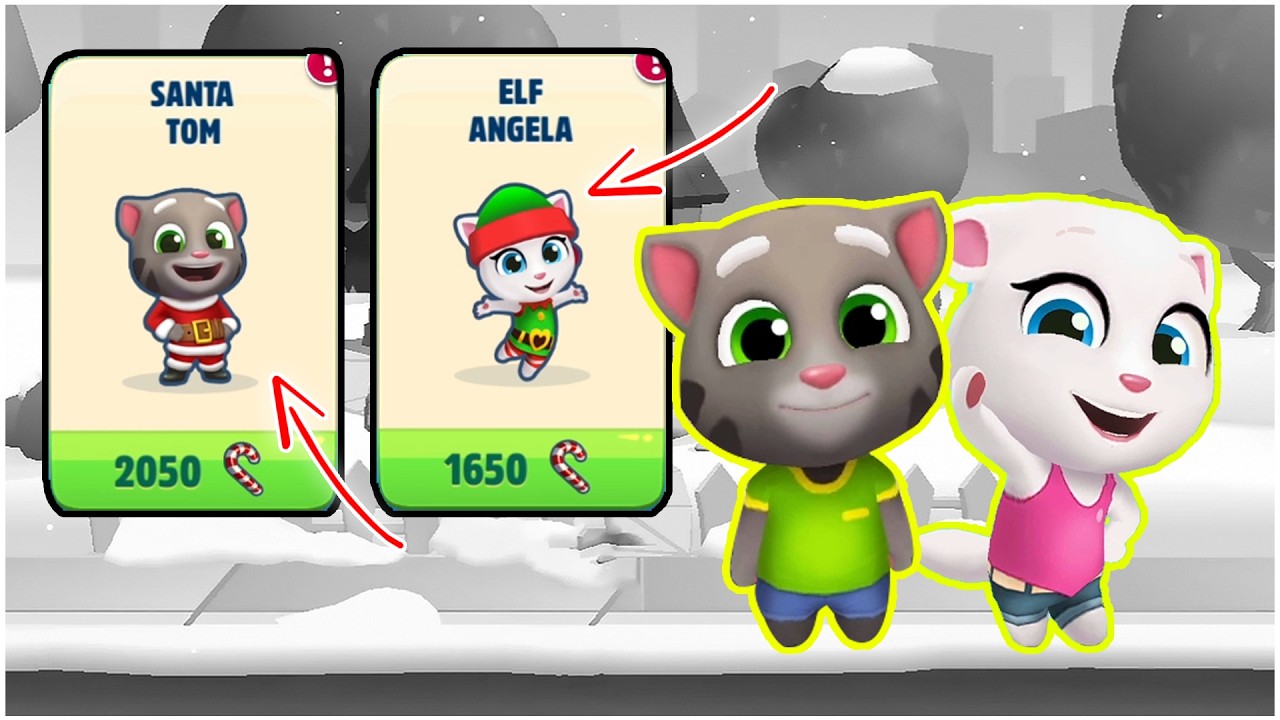 🔓UNLOCK SANTA TOM & ELF ANGELA WITH CANDY CANE TOM X ANGELA NEW HIGH ...