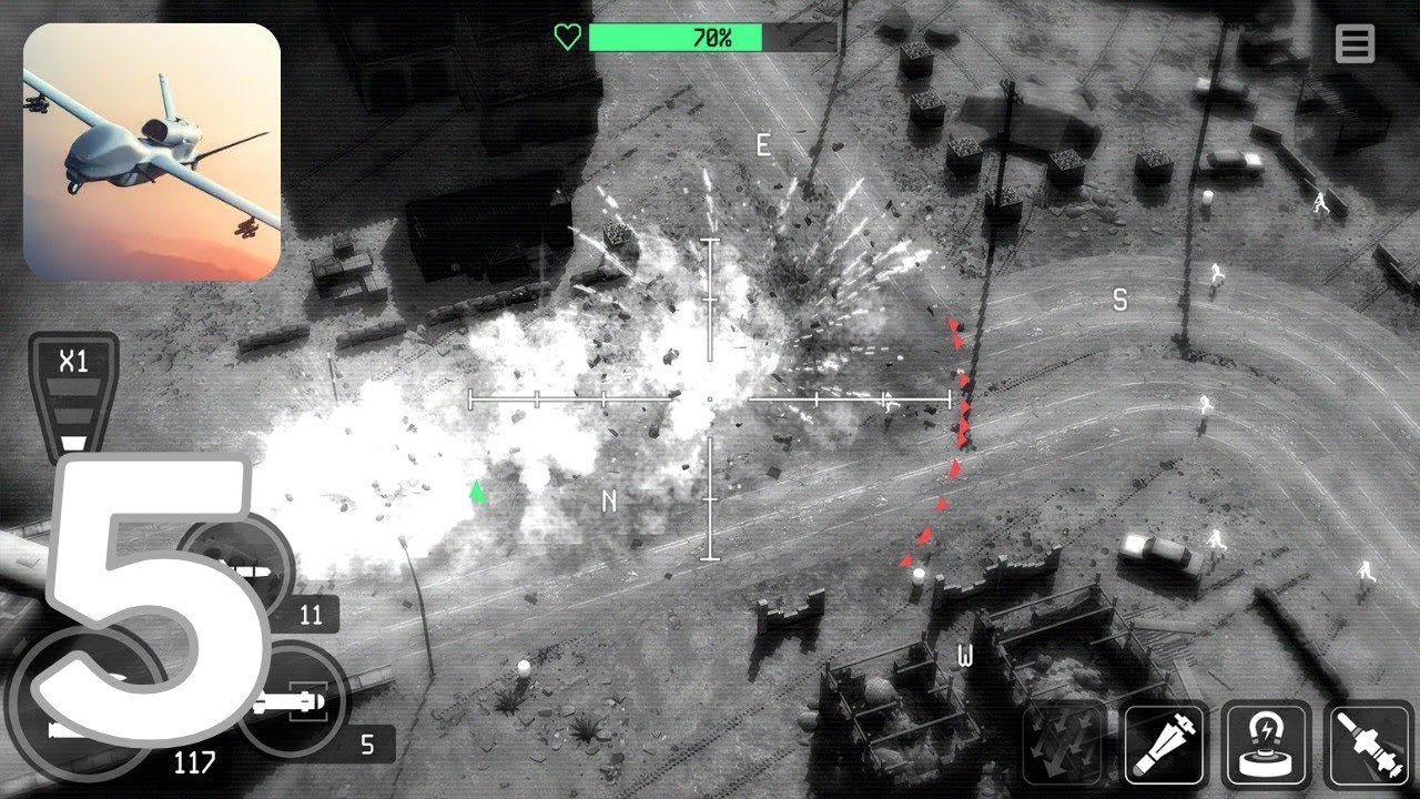War Drone 3D Shooting Game - Modern Air Combat Missions Gameplay - YouTube