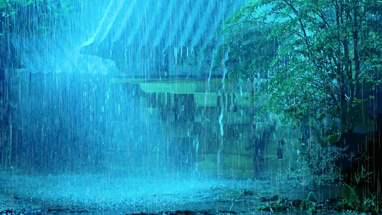 🌧️ Peaceful Rain Hitting the Roof | Perfect for Relaxation & Stress ...