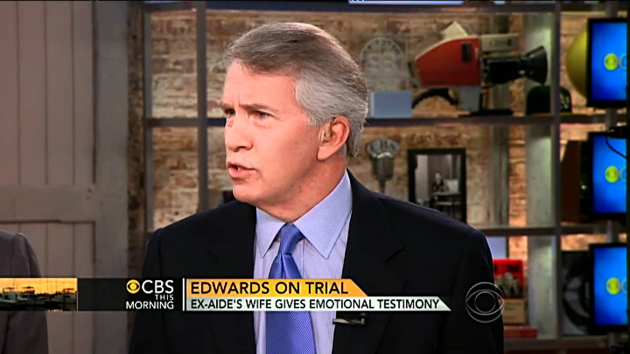 Edwards trial: Emotional testimony from chief accuser's wife - YouTube