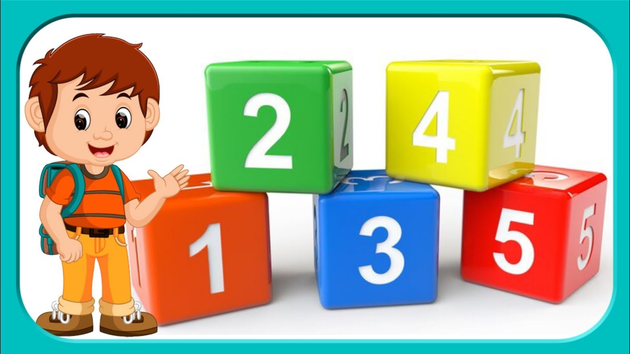 Learn 1234 Alphabet and numbers counting | 123 shapes for kids and ...