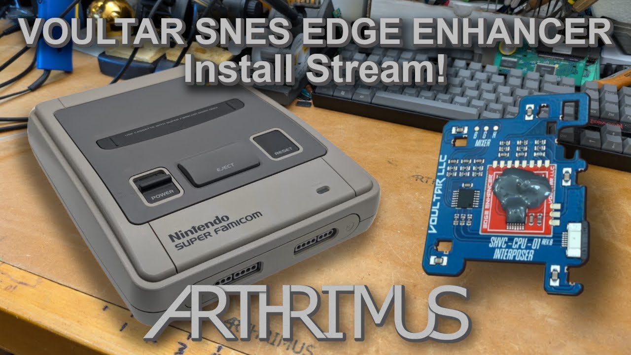 Installing the Revolutionary New SNES Edge Enhancer by Voultar! - YouTube