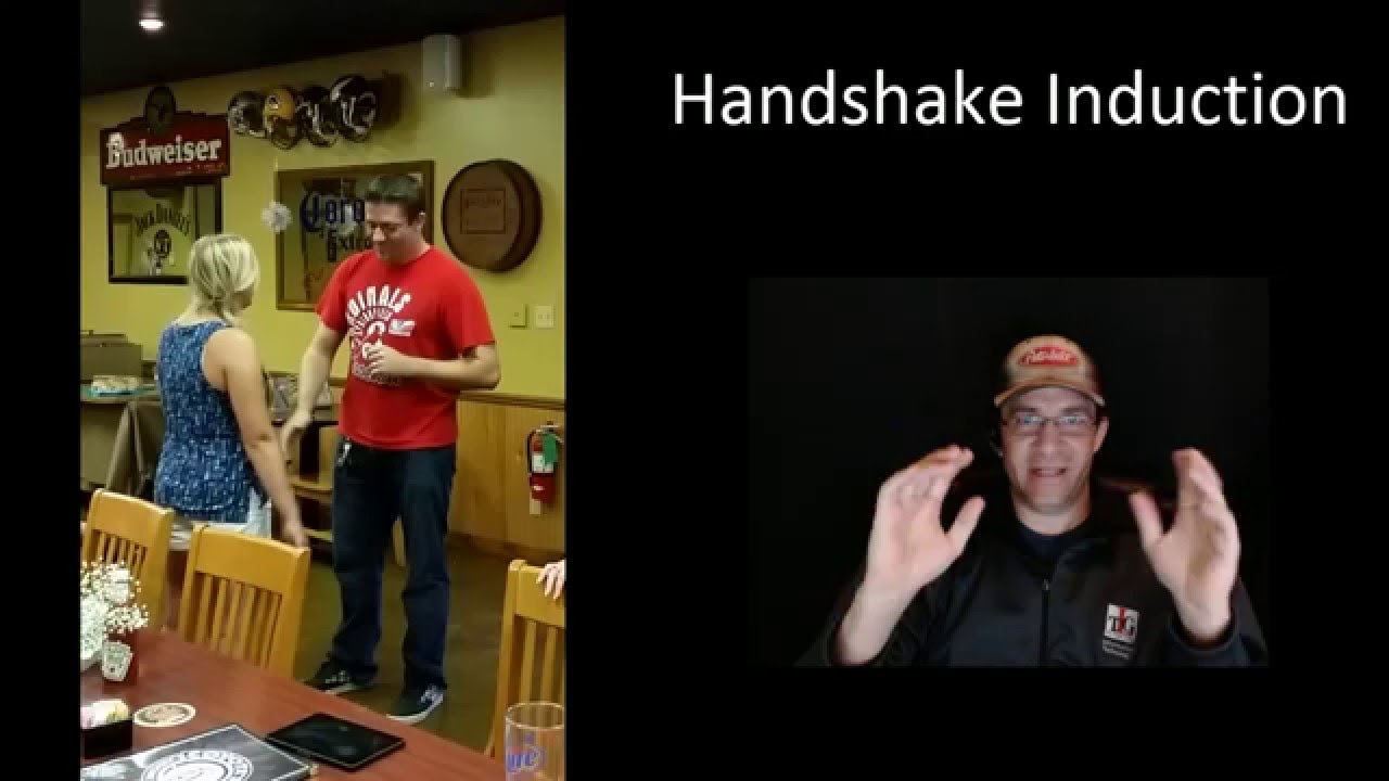Hypnosis - Handshake Induction Example - YouTube