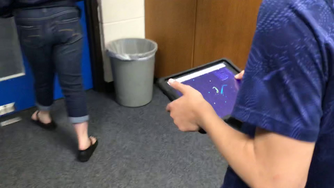 Kid throws iPad in trash - YouTube