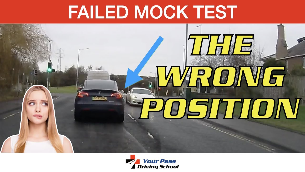 Wrong Position Prevents Learner Passing Their Mock Driving Test - YouTube