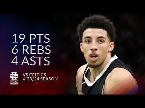 Scotty Pippen Jr 19 pts 6 rebs 4 asts vs Celtics 23/24 season - YouTube