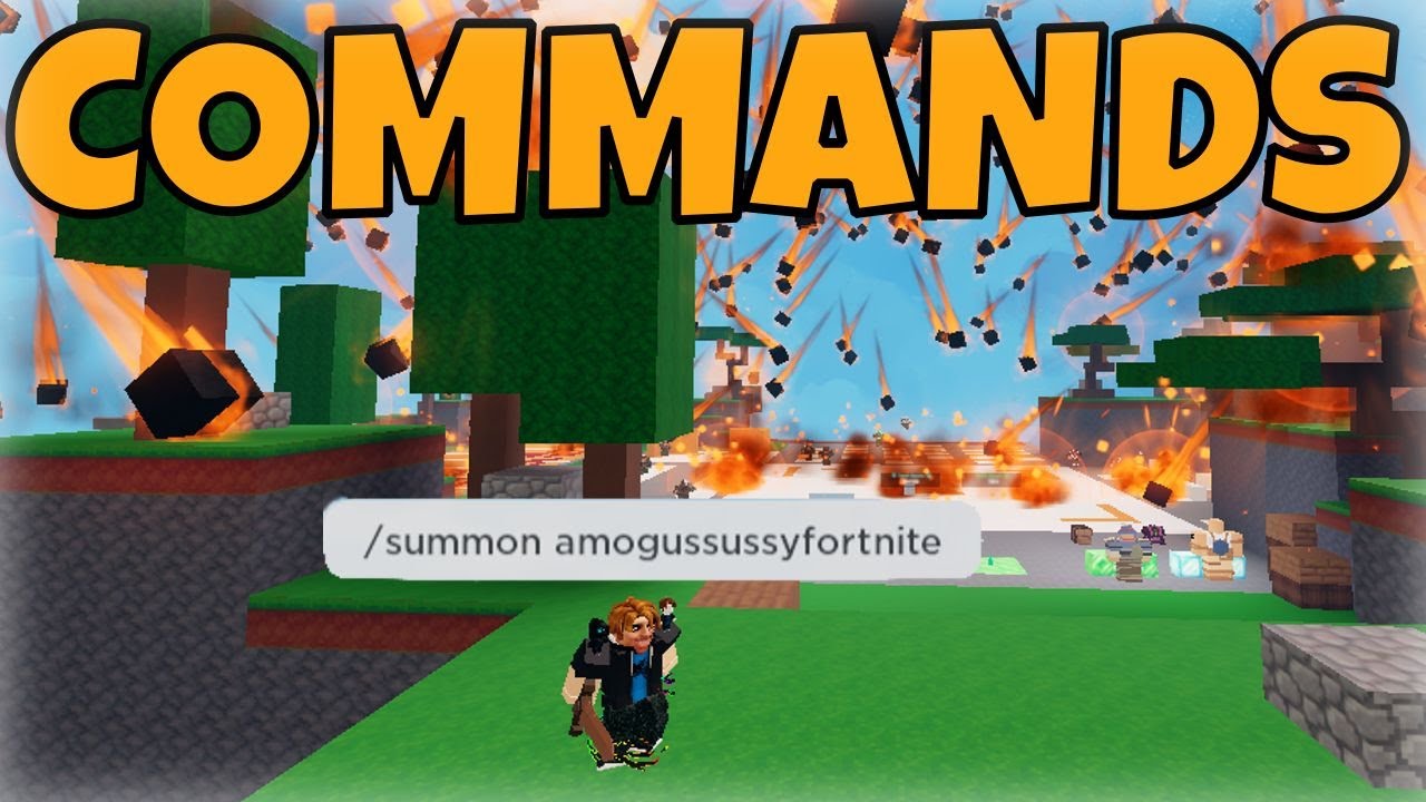 Every Training *COMMANDS* | Roblox Bedwars - YouTube