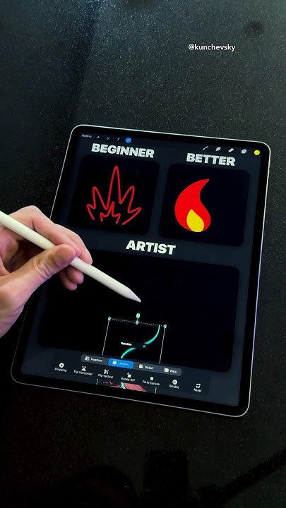 Animating Fire Levels in Procreate 🔥😲 #procreate #animation - YouTube