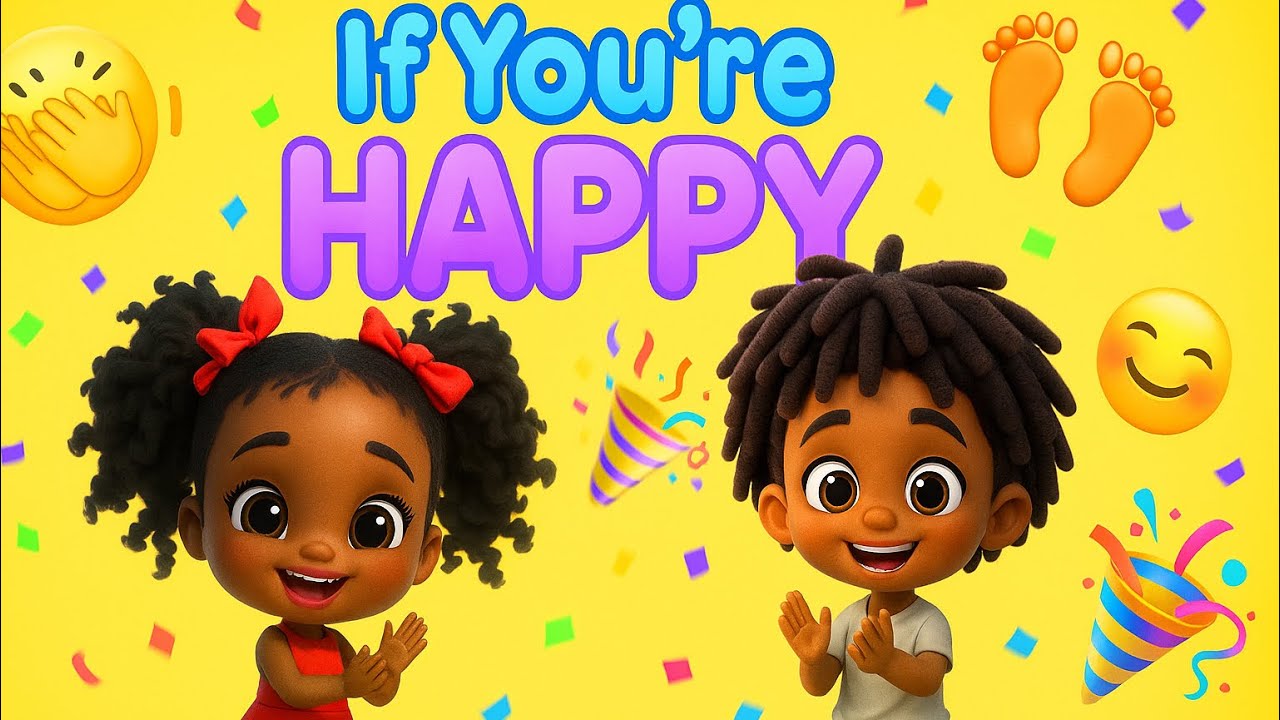 If You’re Happy and You Know It | Emotions Song for Kids | Nursery ...