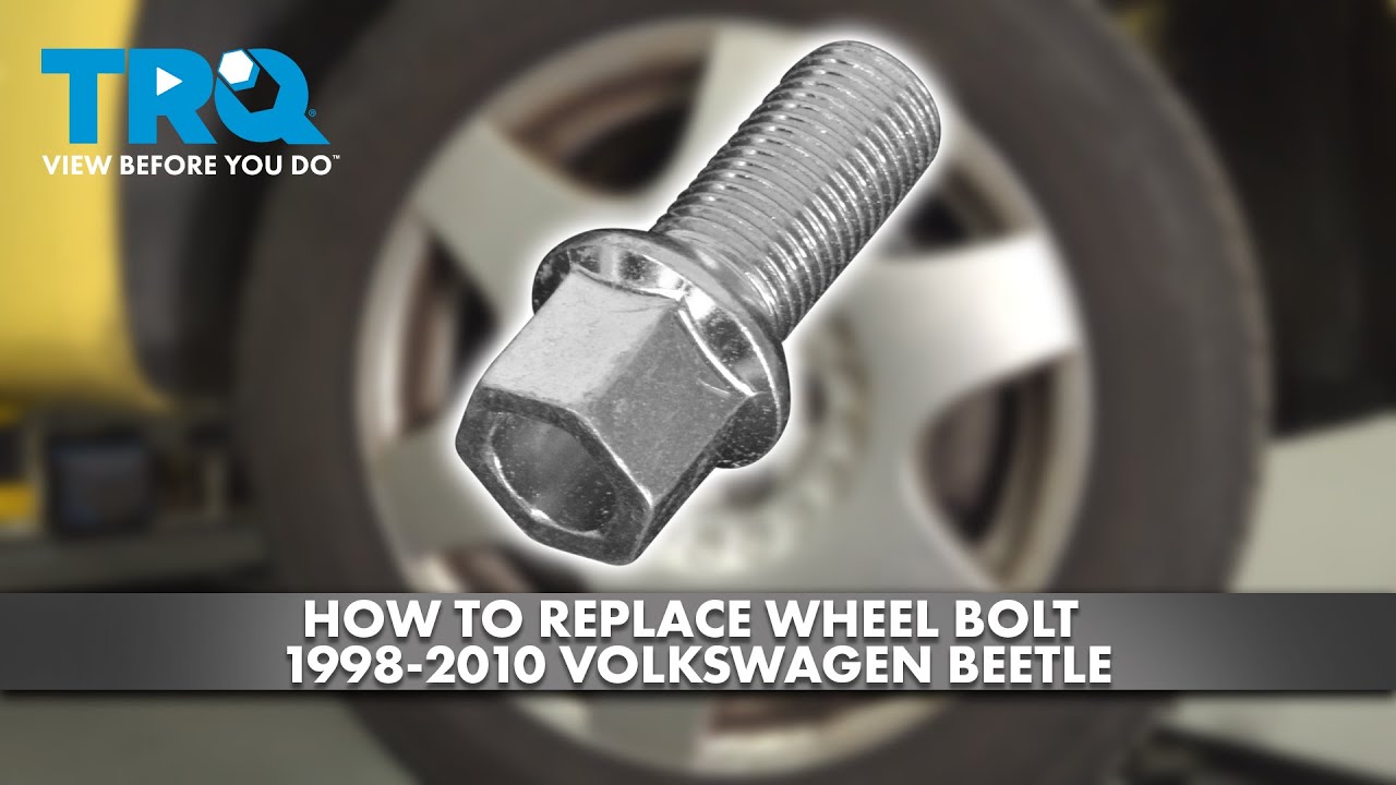 How To Replace Wheel Bolt 1998 2010 Volkswagen Beetle YouTube How To Replace Wheel Bolt 1998 2010 Volkswagen Beetle YouTube