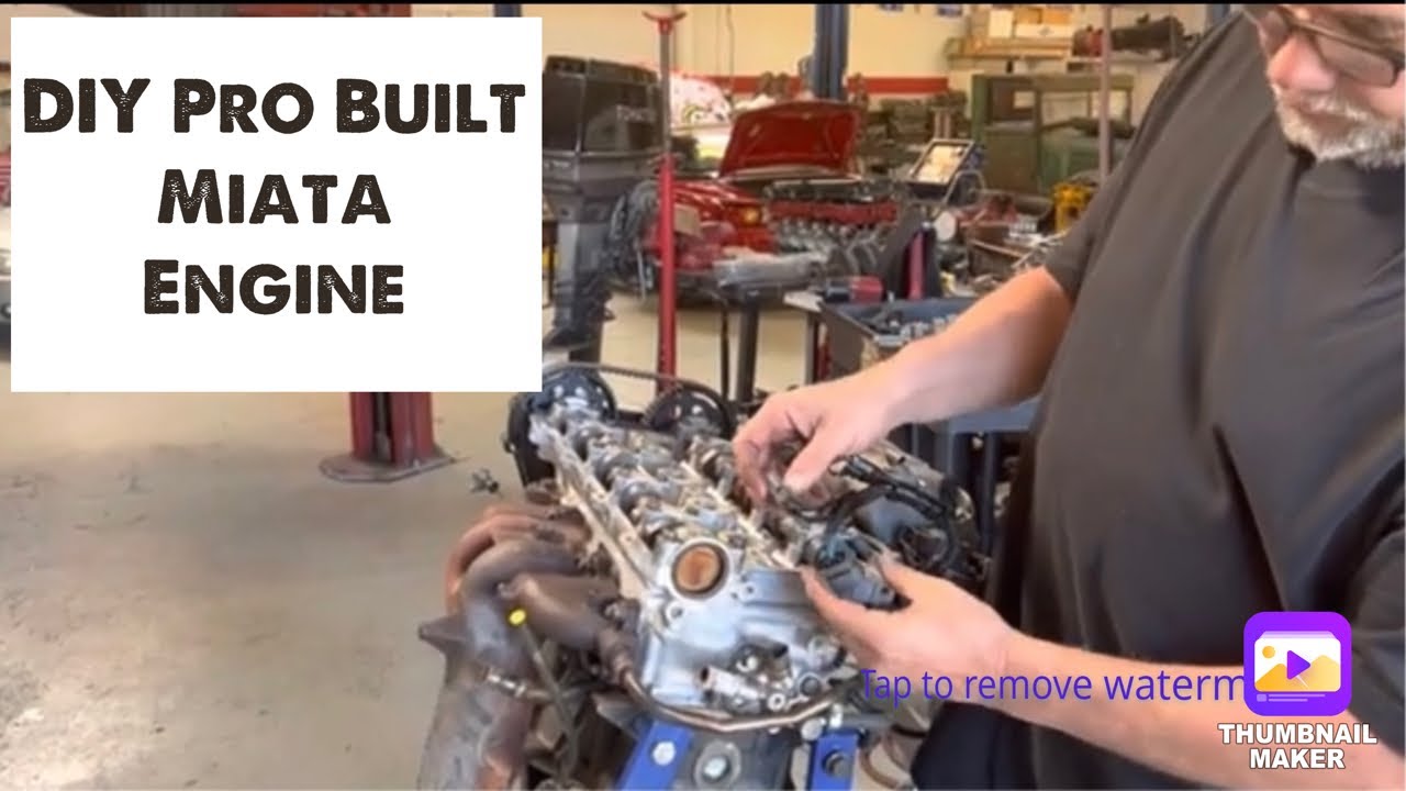 PT8 DIY Pro Built Miata Engine Step By Step, Spec Miata, Autocross, MX5 ...