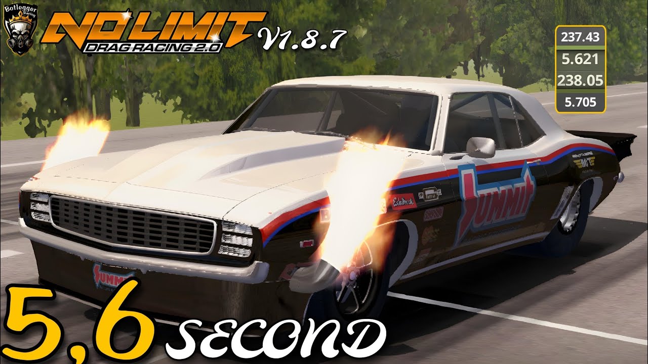 5.6 Second Tune 69 Camaro Turbo No Limit Drag Racing 2 Complete System ...