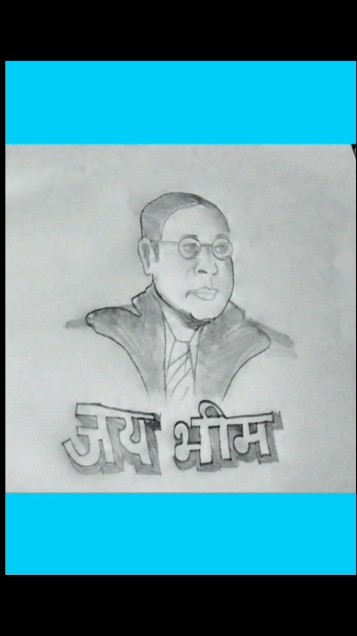 special drawing baba sahab bhim rav ambedkar#pensil drawing#short#video ...