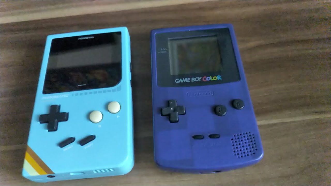 Clock speed test ModRetro Chromatic vs Game Boy Color - YouTube