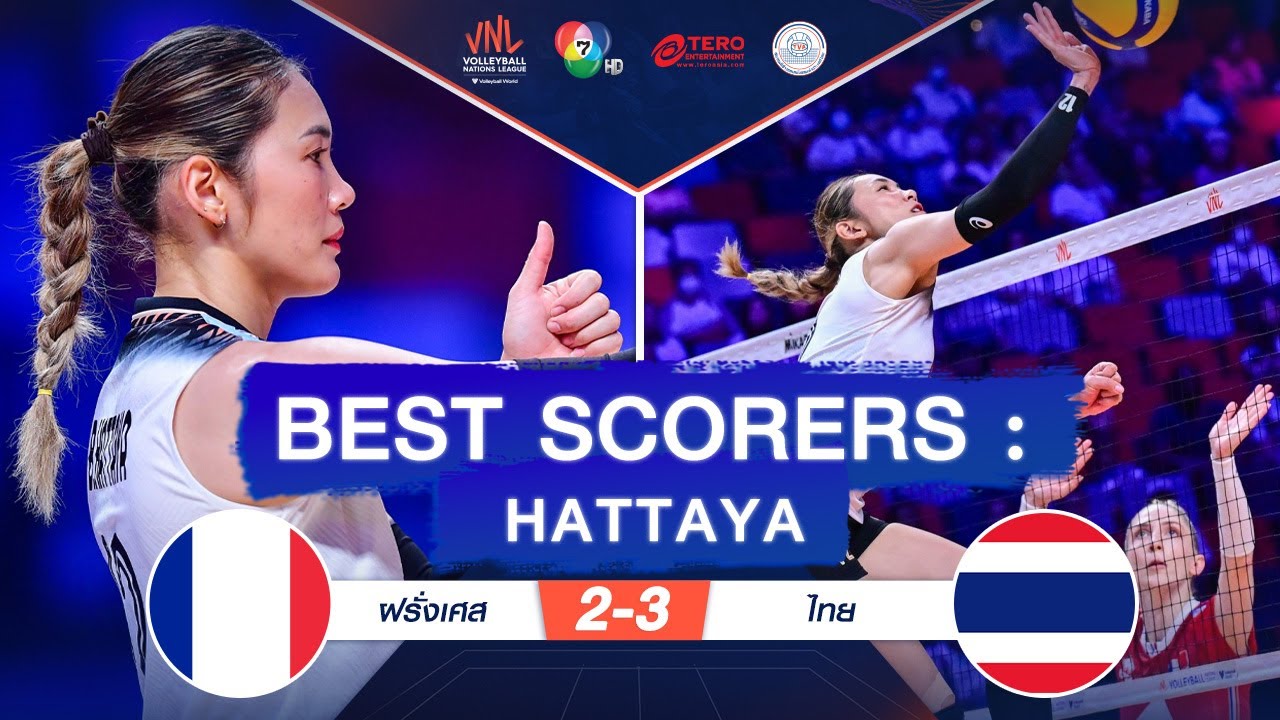 BEST SCORE : Hattaya | VNL 2024 ช่อง 7HD - YouTube