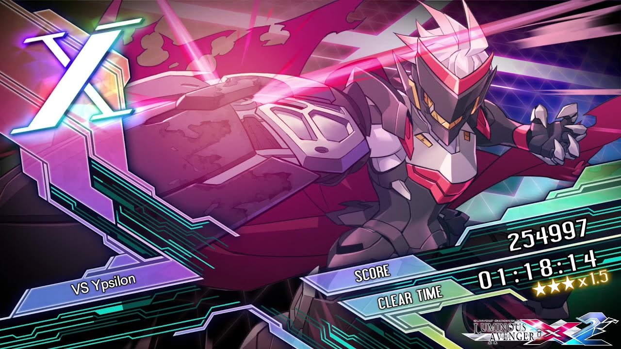 VS Ypsilon (X Rank / No Damage) [Gunvolt Chronicles: Luminous Avenger ...