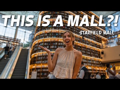 Exploring COEX Starfield Mall in Seoul, South Korea