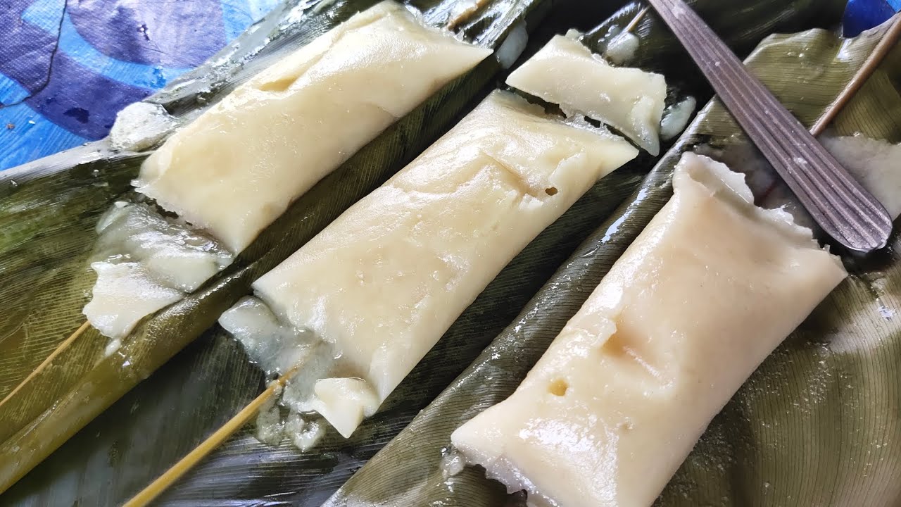 Bintanok? Lompuka? Tinapung? Kuih legend Orang sabah - YouTube