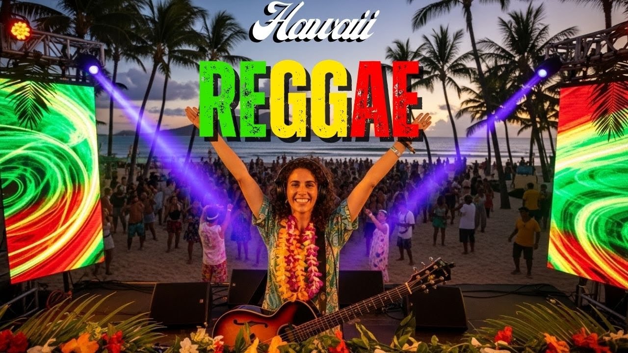 Hawaiian Relaxing Music 🎵 - Soft Ukulele Reggae Songs on the Peaceful ...
