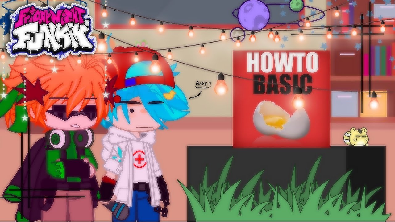 Friday night funkin' characters react to HowToBasic // Ft. Some Fnf ...
