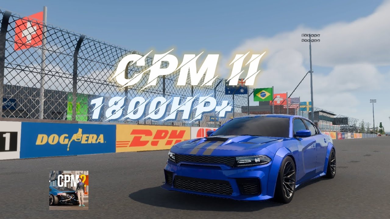 Dodge Charger hellcat 1800Hp+ 7.2sec🤯 in Drag race | Car parking ...