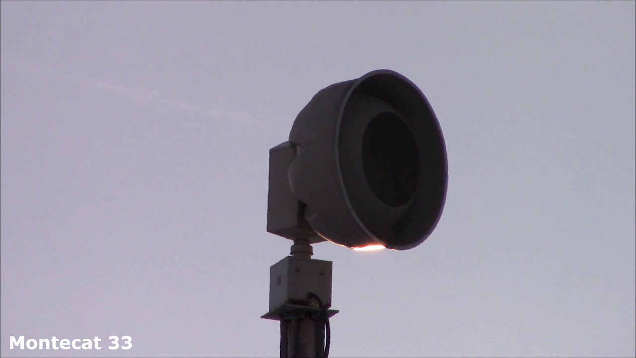 Federal Signal 508 Siren Test, Alert and Attack, Racine, WI - YouTube