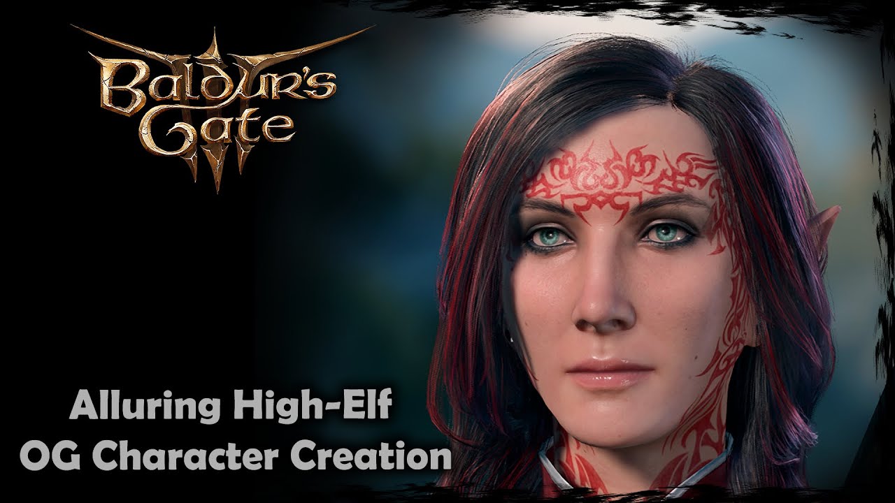 BALDUR'S GATE 3 || Alluring High-Elf [Original Character #12] - Female ...