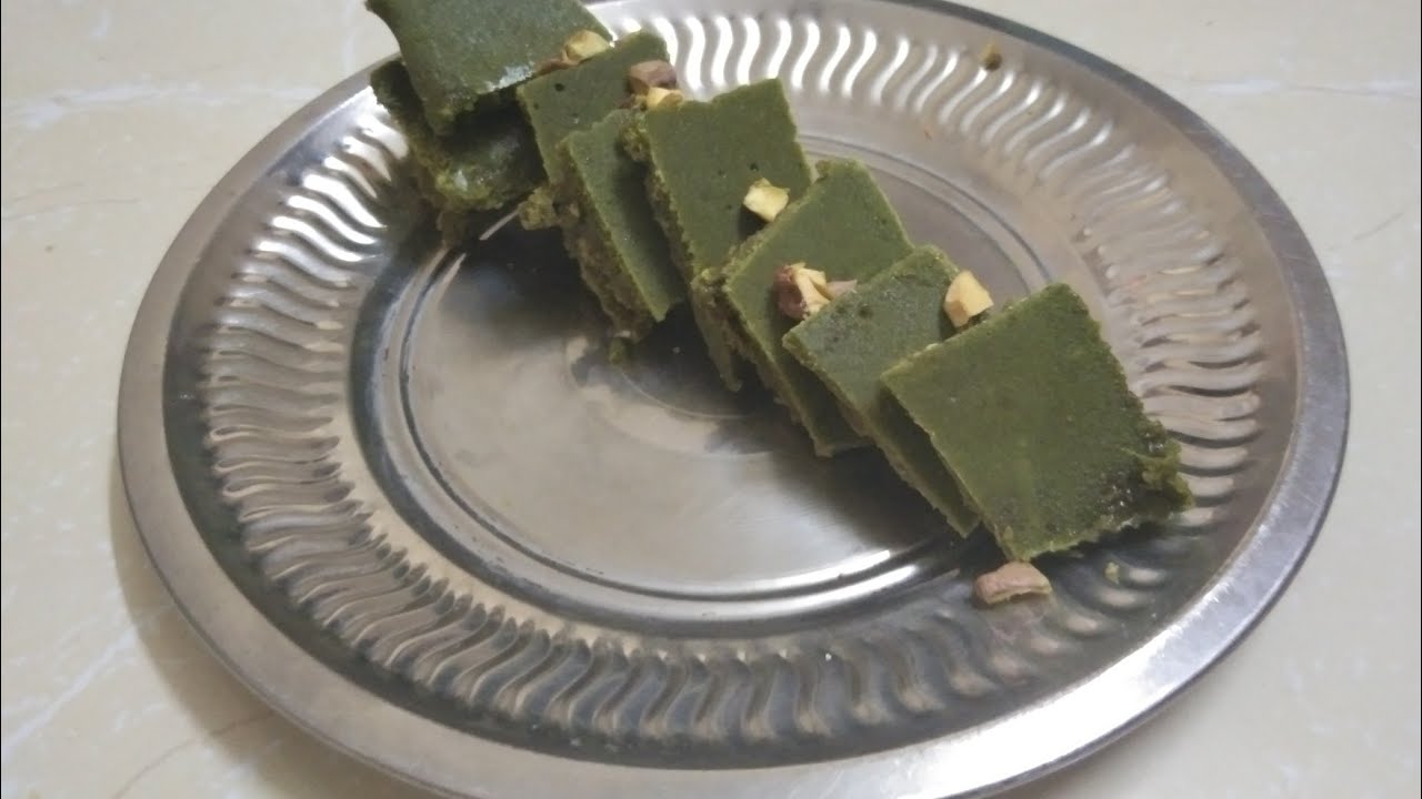 Badam Pista barfi recipe - YouTube
