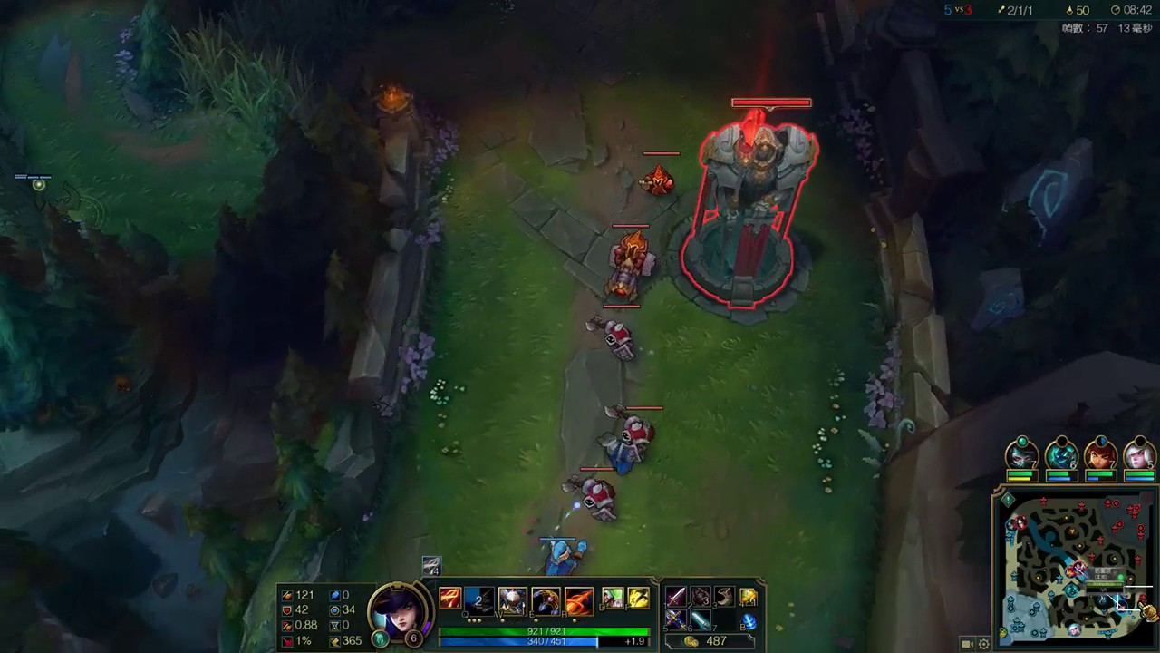 11/30 LOL NG場 凱特琳ad - YouTube