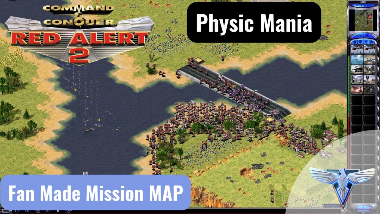 Red Alert 2 - Fan Made Mission Map: Physic Mania (Hard) - YouTube