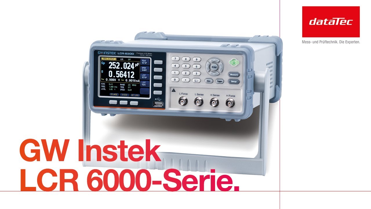 GW Instek LCR 6000-Serie - Kompakte Messgeräte - YouTube