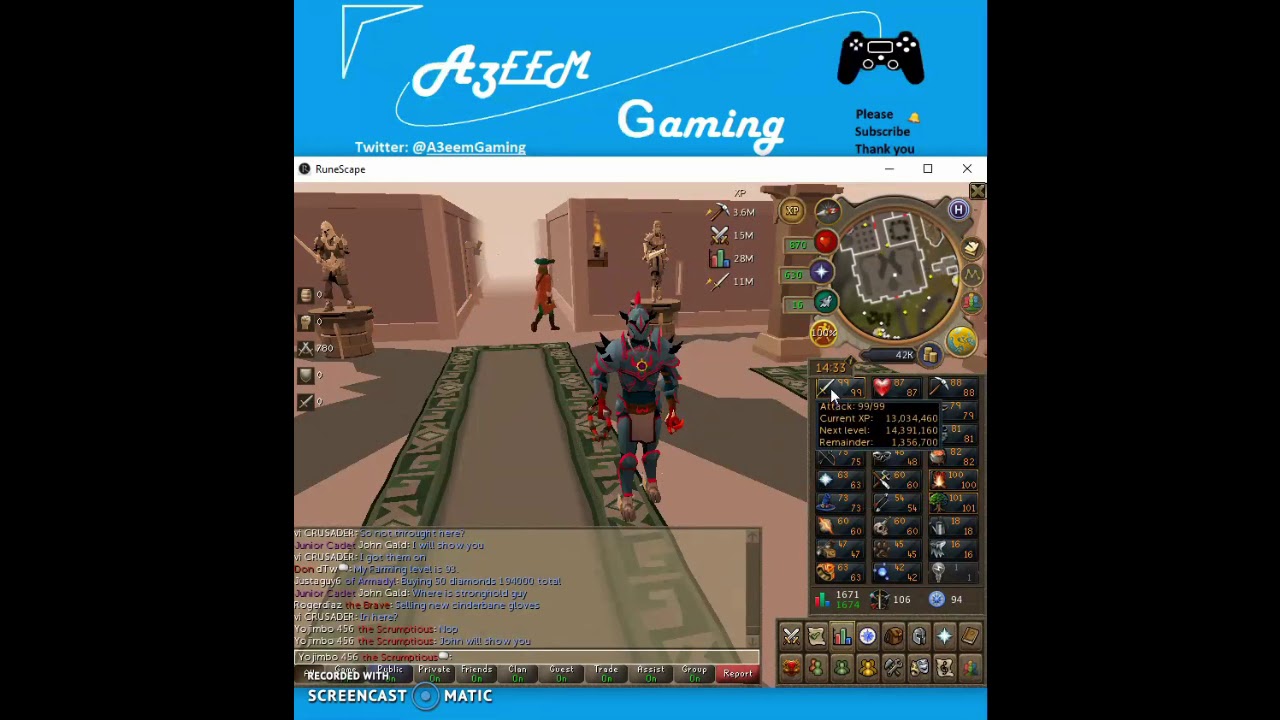 99 Attack Achievement ~ RuneScape 3 - YouTube