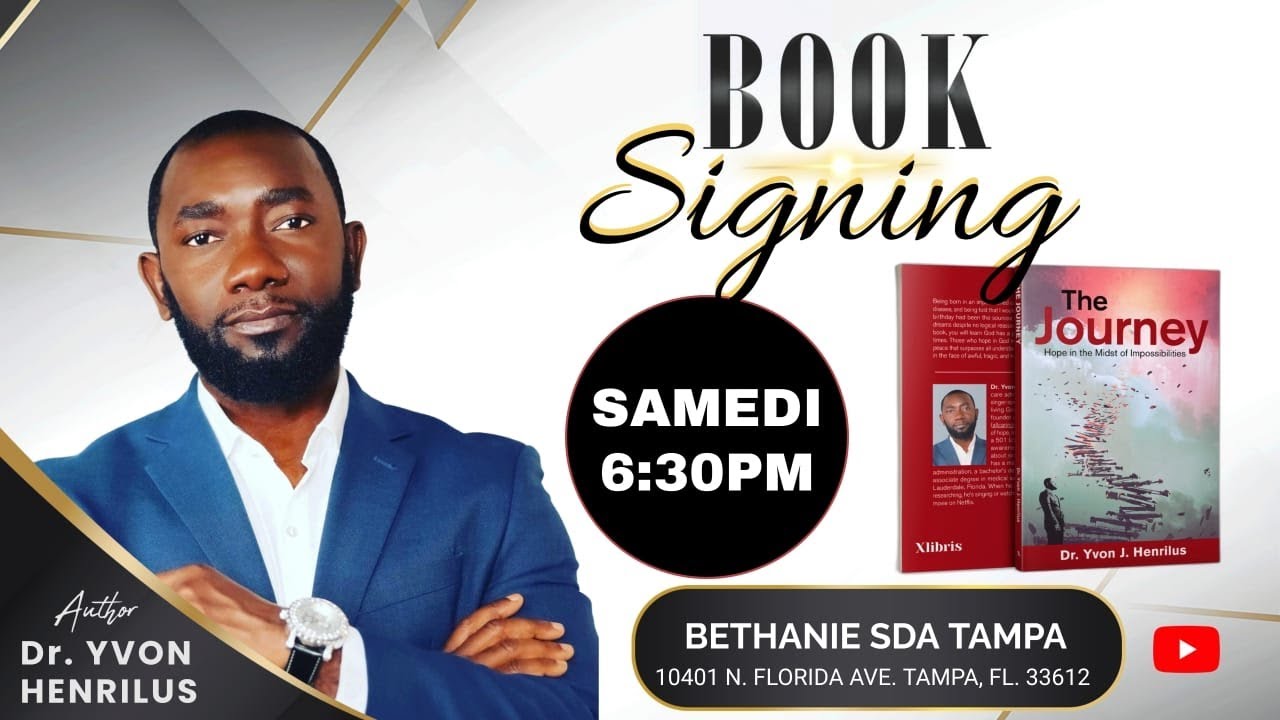 BOOK SIGNING ' DR YVON HENRILUS - YouTube