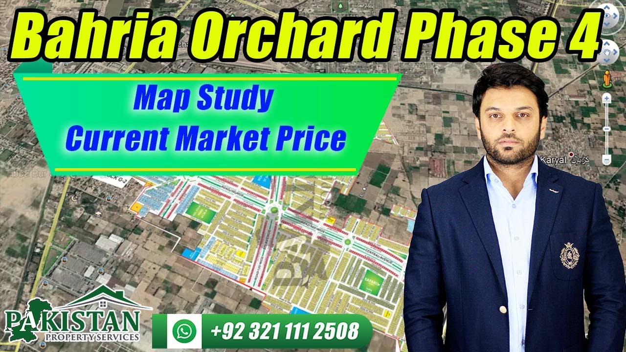 Bahria Orchard Phase 4 Map Study | Current Market Price in Phase 4 ...