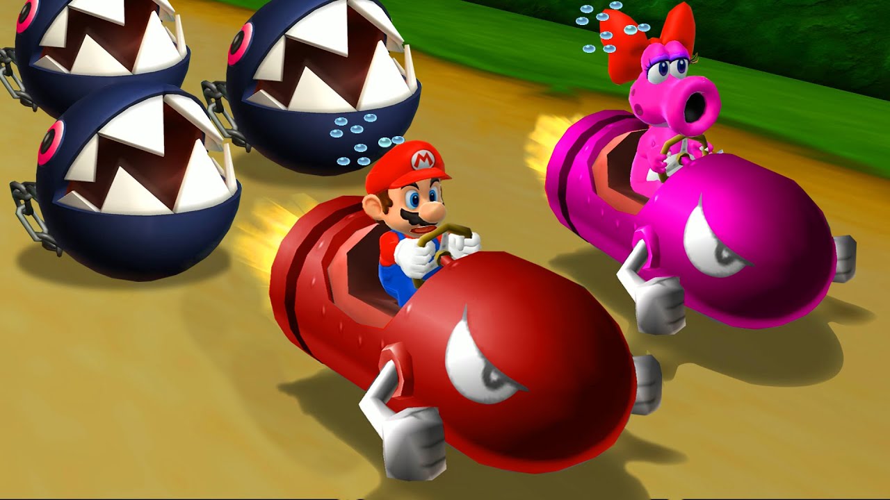Mario Party 9 - All Minigames With Birdo, Mario - YouTube