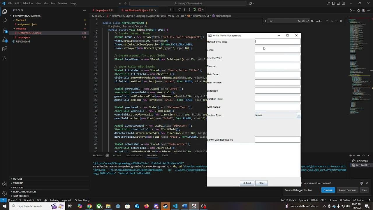 Assignment2 Survey Of Programming - YouTube