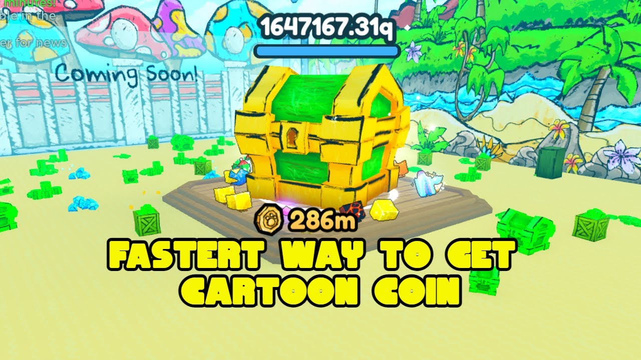 How To Get ALot Of Cartoon Coins In Pet Simulator X - YouTube