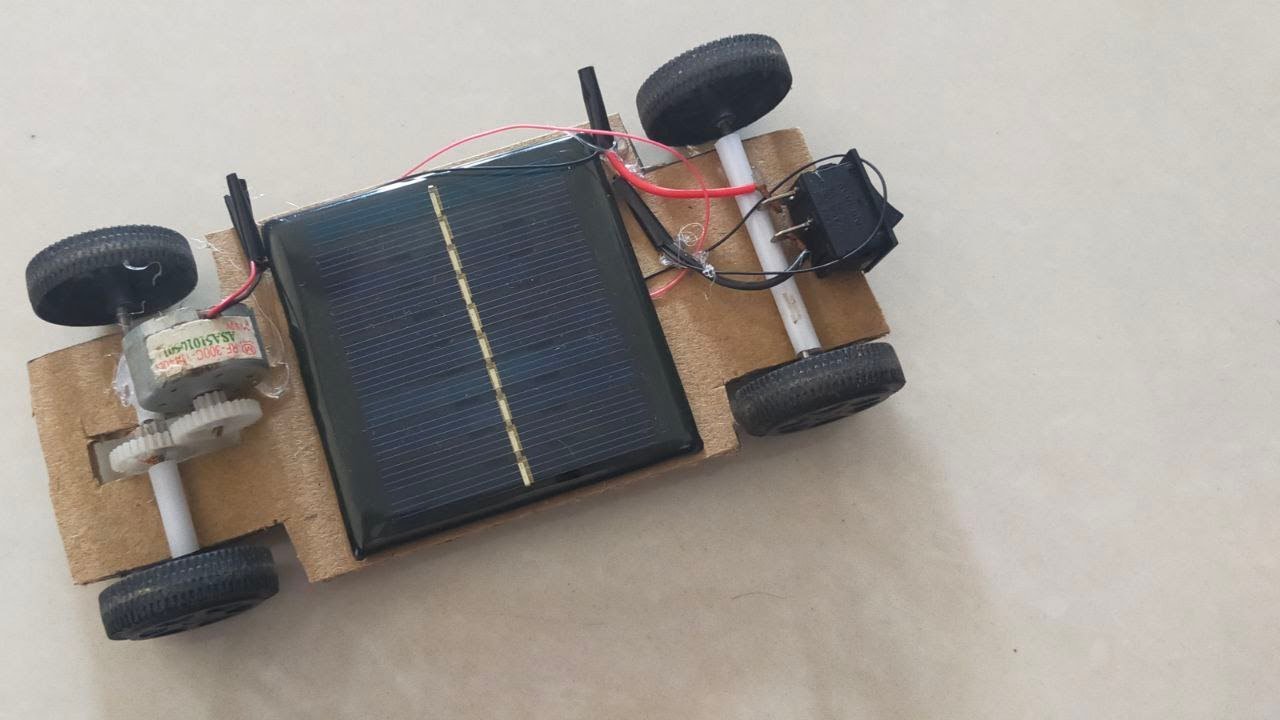 How to Make a Car - Mini Solar Powered Car - Easy to Build#car # ...