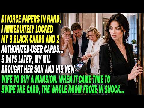 DIVORCED, I CANCELED THE BLACK CARD. 5-DAY, MY EX-MIL TOOK MY EX-HUSBAND, NEW WIFE VILLA SHOPPING…